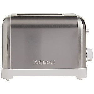Cuisinart CPT-180WP1 4-Slice Metal Classic Toaster, White/Stainless Steel