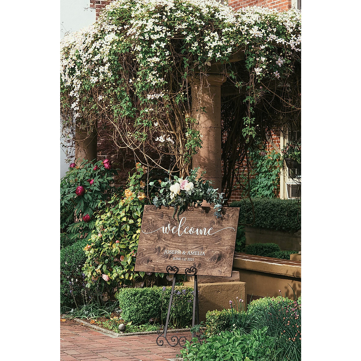 Personalized Wedding Welcome Sign - Wood Wedding Sign - Rustic Wedding Decor #PWS01