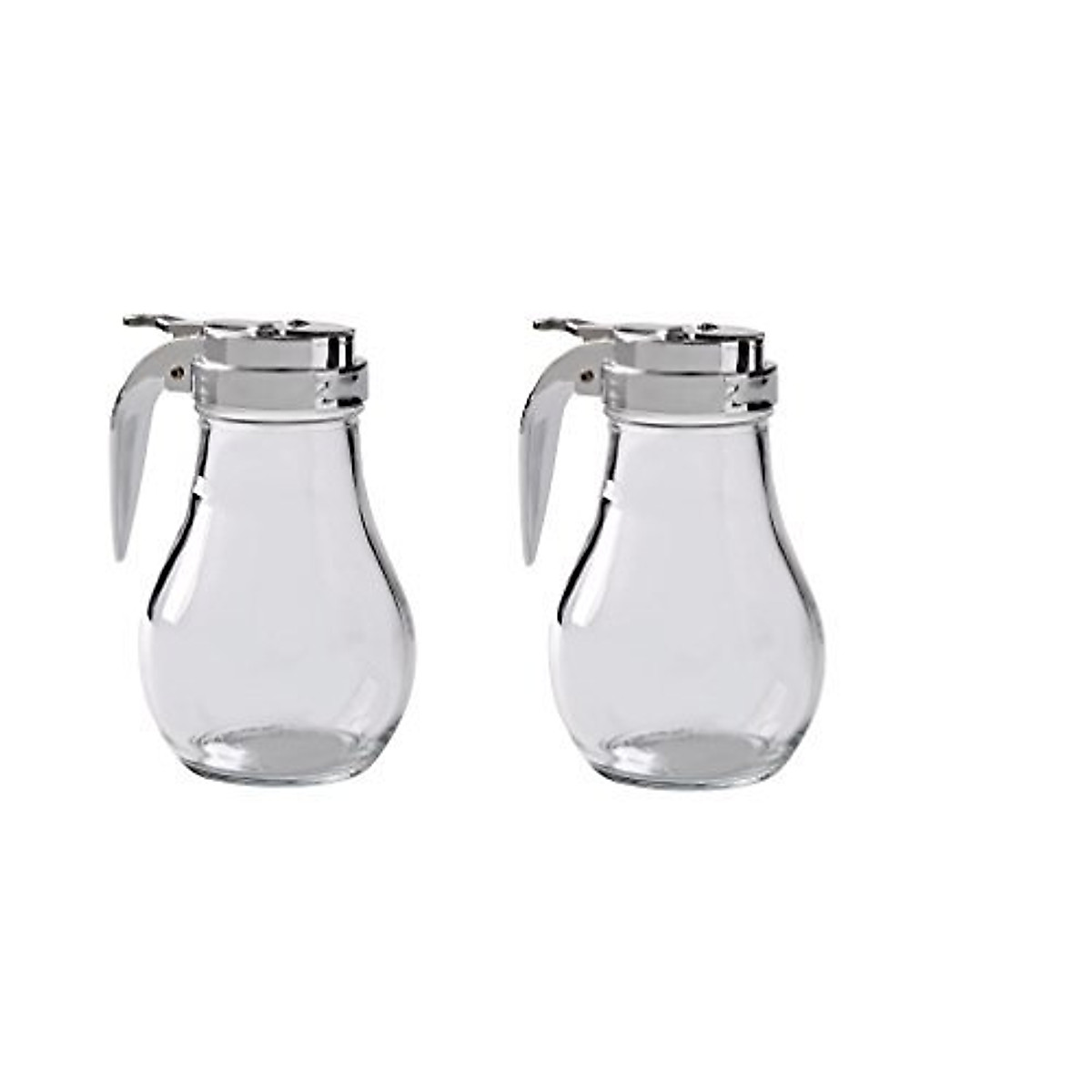 Thunder Group GLTWSY014 Syrup Dispenser with Cast Zinc Top, 14-Ounce, Pack of 2