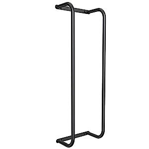 OFFSIR Towel Rack Wall Mounted, Bathroom Towel Storage, Stainless Steel Towel Racks for Bathroom, Bath Towel Holder Organizer for Folded Large Towel Washcloths, Easy to Install, Black