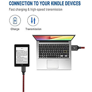 Android Charger Cord,Micro USB Cable Braided Fast Charging Cord Compatible with Kindle Fire HD 7 8 10 Tablet Moto E4 E5 G4 G5 G6 Play Samsung Galaxy J7 S7 J3 S6 Edge Note 5 4 LG G3 G4 V10 K20 K30 6ft