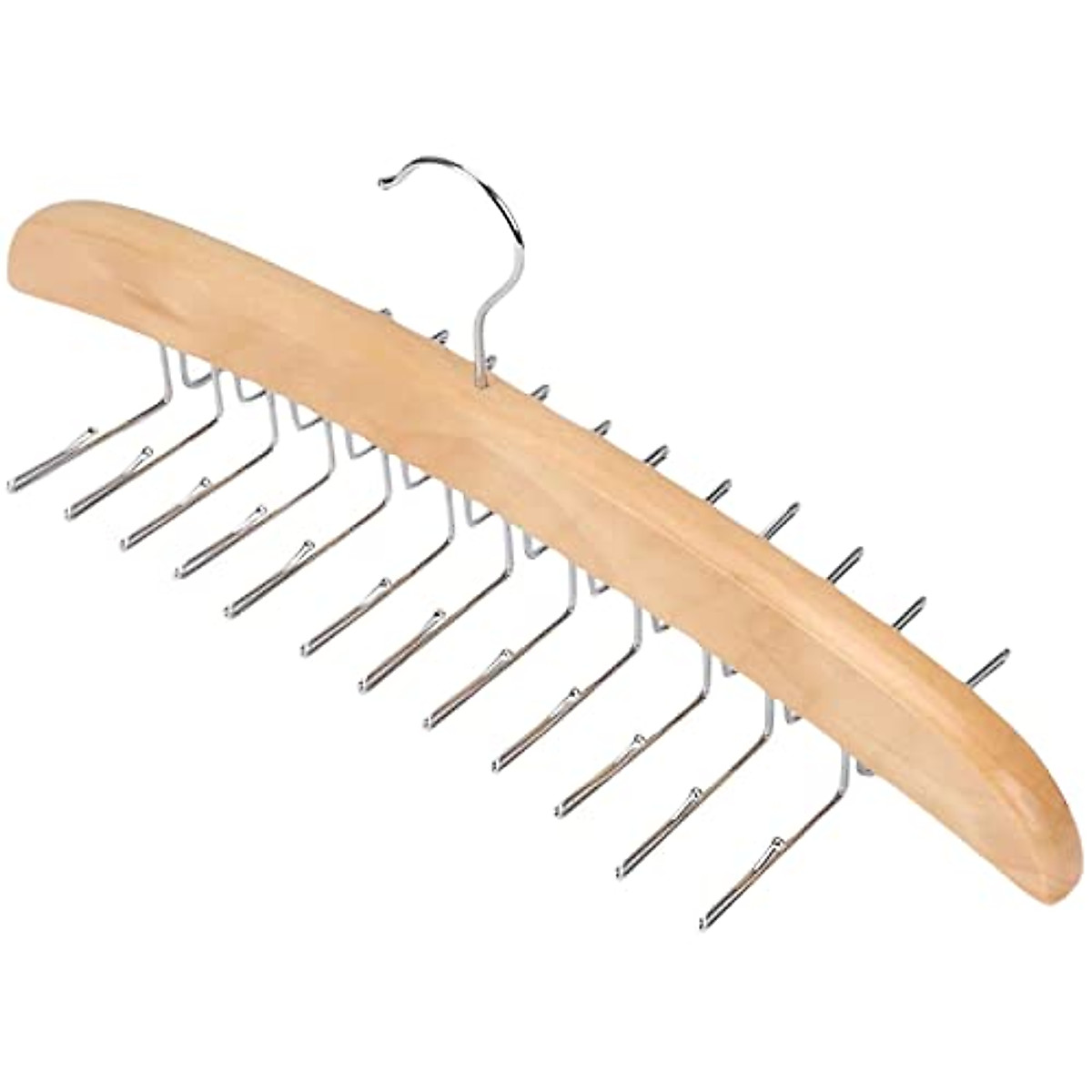 HAHTGSO Tank Top Hanger Space Saving 24 Large Capacity 360°Rotating, Non-Slip Clothes Hangers Foldable Metal Hooks, Camisole Organizer for Camisole, Tank Tops, Bras, Bathing Suits, Scarfs (2PCS)