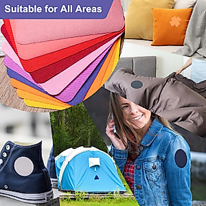 Amrules Iron Patches, 30 Piece 3.7 X 4.9 Inch Multi-Colored Fabric Repair Kit, 29 Shades Iron on Patches for Jeans, Shirts, Clothes, Pants