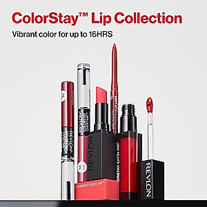 REVLON ColorStay Satin Ink Crown Jewels Liquid Lipstick, Longlasting & Waterproof Lipcolor, Moisturizing Creamy Formula Infused with Black Currant Seed Oil, 031 Pink Duchess, 0.17 fl oz.