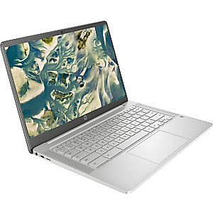 HP Newest Flagship Chromebook 14" HD Touchscreen, Intel Dual-core Processor Up to 2.7GHz, 4GB LPDDR4 Memory, 64GB SSD Storage, Webcam, Chrome OS, (Renewed)