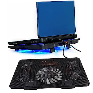 Abaodam Laptop Radiator Cooling Bracket Cooler Fan Laptop Gaming Laptop Cooler Laptop Fan Stand Laptop Cooling Fan Laptop External Fan Laptop Cooling pad air Fan Cooling Rack n5 Metal USB