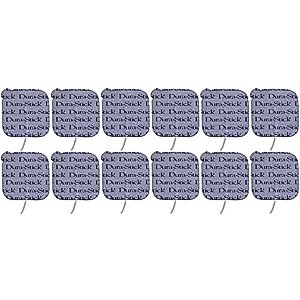 Dura-Stick Plus TM82480 2" x 2" Electrodes, 12 Electrodes Foam Pads (Pack of 12)