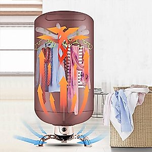 EUPXRHY Electric Clothes Airer Dryer Indoor, Fast Drying Heated Drying Rack for Clothes with Timer, Portable Electric Airer Clothes Dryer 15kg, Thermostatic Heating, 900W Energy Saving