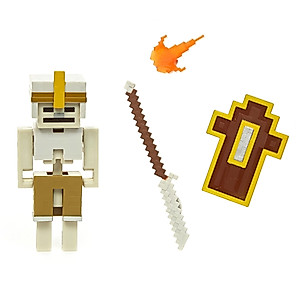 Mattel Minecraft Dungeons 3.25-in Collectible Battle Figure and Accessories, Based on Video Game, Imaginative Story Play Gift for Boys and Girls Age 6 and Older