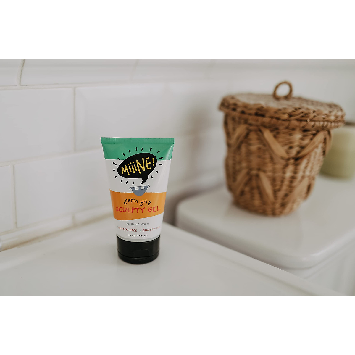 MiiiNE! Getta Grip Scultpty Gel 4oz | Medium-Strong Hold Kids Hair Gel for Boys - Styling Gel with Light Smell and No Flaking – Cruelty Free Hair Gel for Kids Made in USA | By Stylists For Kids