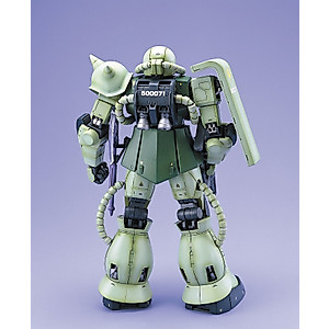 Bandai Hobby MS-06F Zaku II Mobile Suit Gundam Perfect Grade Action Figure, Scale 1:60 (072361)