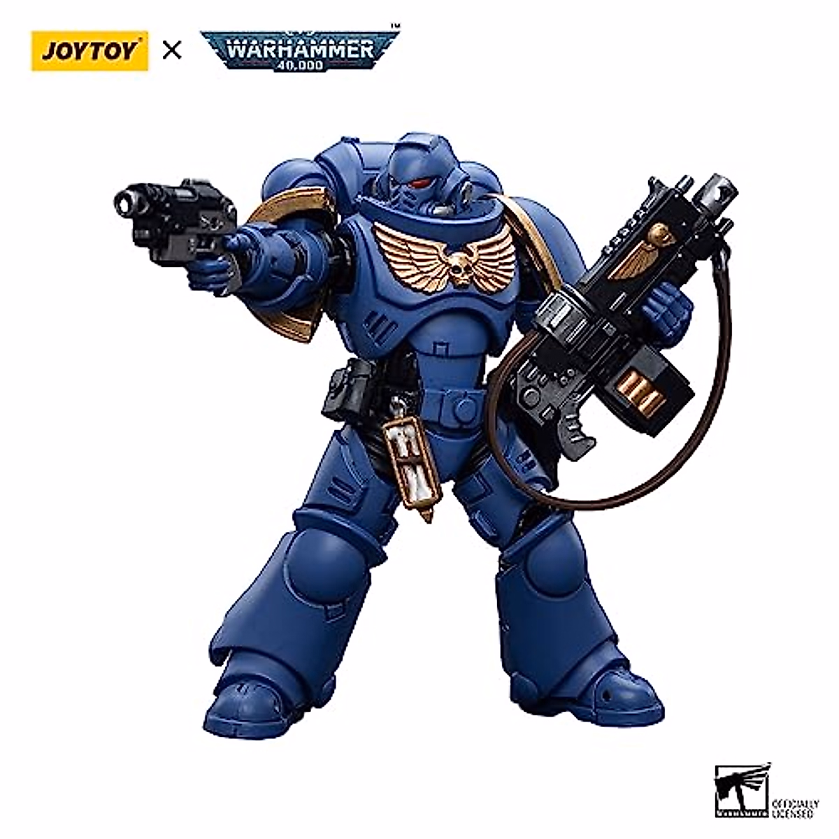 HiPlay JoyToy Warhammer 40K Collectible Figure: Ultramarines Intercessors 1:18 Scale Action Figures JT6632 (Intercessors6632)