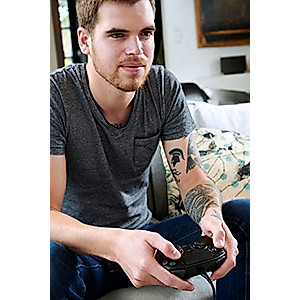 NACON PlayStation 4 Controller - Wired, USB-C, 4 Configurable Shortcut Buttons, Dual Concave Customizable Sticks, LED Player Status Indicator