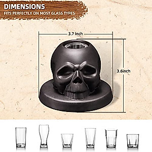 Cocktail Smoker Kit with Torch - 4 Flavors Wood Chips for Whiskey & Bourbon - Whiskey Smoker Kit for Drink - Smoked Infuser Gifts for Whiskey Lovers, Men, Dad, Father, Husband (No Butane)