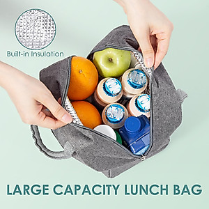 Housmile Bento Box Adult Lunch Box, Stackable Bento Lunch Box Container with Accessories, Built-in Utensil Set, Bento Box Kit with Bag, BPA-Free, Microwave Safe, Leak-Proof Lunchbox for Work, Picnic