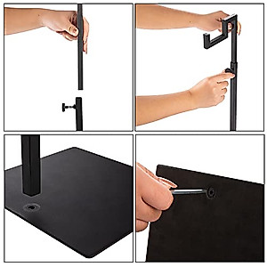Polmart Countertop Adjustable Handbag Display Stand, Black