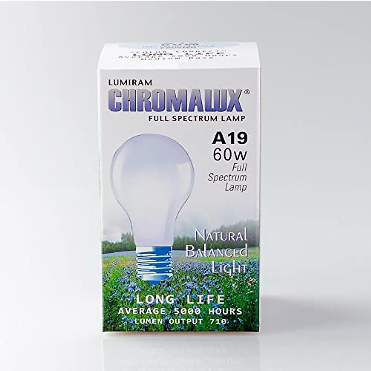 Chromalux Light Bulb Frosted-60W - 1 Bulb (Pack of 2)
