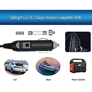 UpBright Car Adapter Power Cord Compatible with Cobra Laser Radar Detector 420-030-N-001 XRS 979 XRS 9965 9990 970 XRS 9500 9675 XRS 9955 VP ESR 700 ESD-9110 ESD-9100 ESD 9290 ESD-6100 ESR 800 ESR800