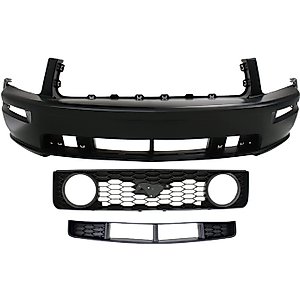 Garage-Pro Front Bumper Cover Kit Compatible With 2005-2009 Ford Mustang Primed For GT Models