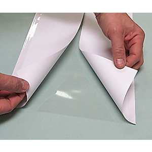 5 Pack - 11" x 24" Brodart Archival Fold-On Book Jacket Covers -- Center-Loading, Clear, Mylar, Adjustable
