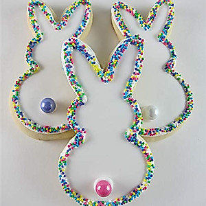 Easter Bunny Cookie Cutter Set -3 Pieces - Stainless Steel Assorted Sizes