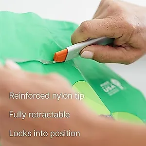 Slice Manual Carton Cutter Finger-Friendly Ceramic Blade Never Rusts, Pack of 1