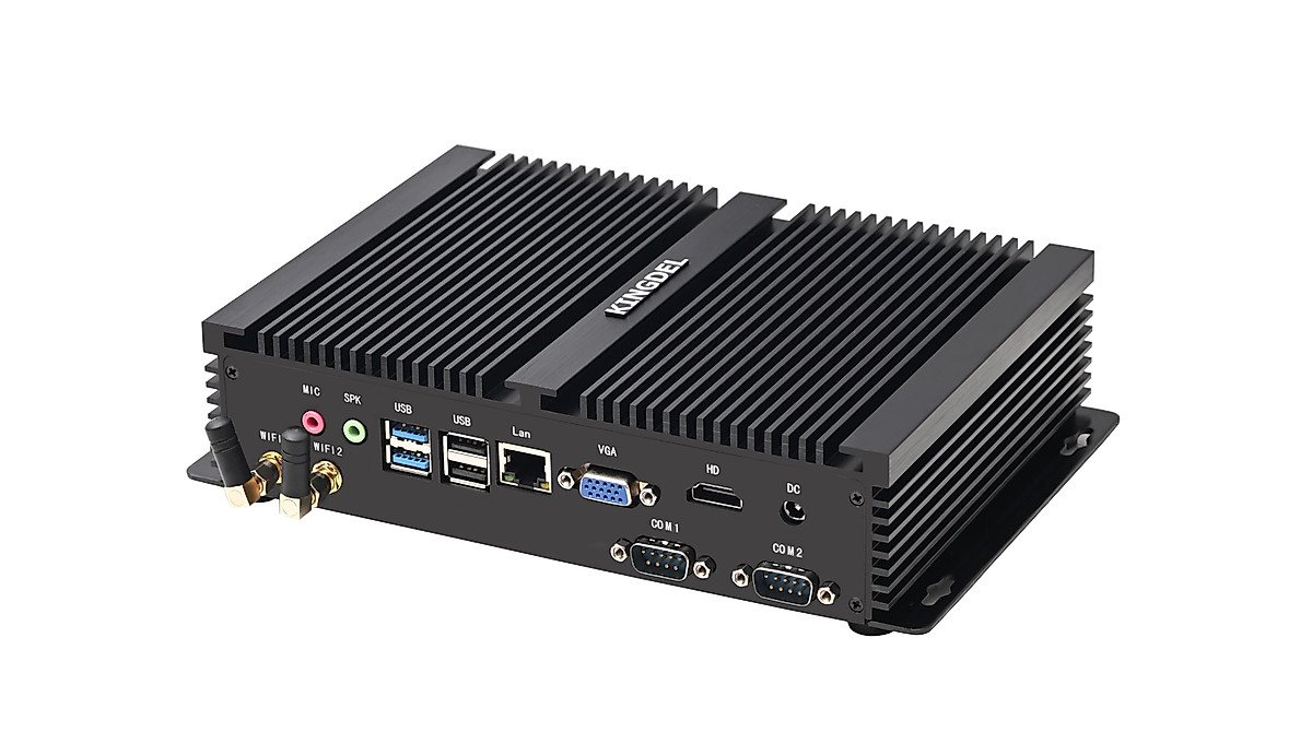 KINGDEL Fanless Mini PC - Intel i7, 16GB RAM, 1TB SSD