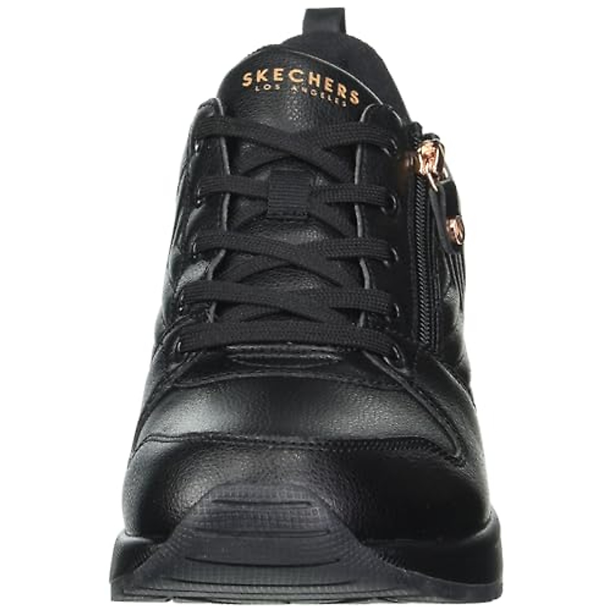 Skechers Women's Million AIR Sneaker, 7.5 Black