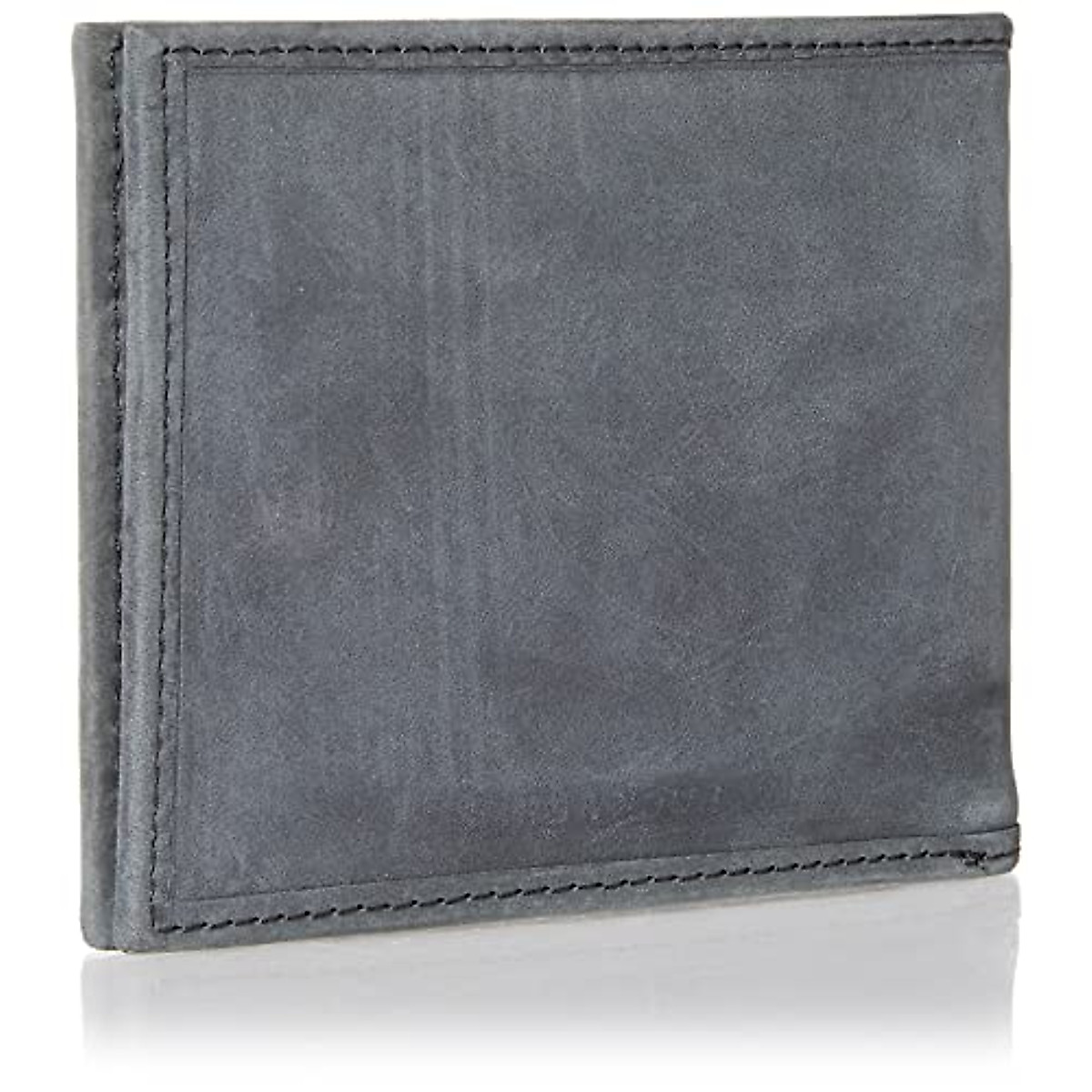 Lucky Brand Men's Bifold Wallet (Available in Cotton Canvas, Flag Embossed Leather-Black, One Size