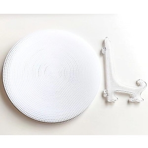 Rice Paper Water Bowl Holder Wrappers Rice Paper Wrappers for Spring Rolls Maker Large Bowl Shrimp Paper Roll Pastry Holder Rice Paper Holder 10 Plastic Mesh Trays and 1 Collapsible Stand