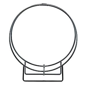 UniFlame Firewood Log Hoop Rack with 1/2" Solid Stock, Black