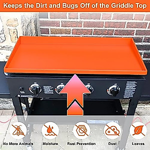 36" Griddle Mat for Blackstone Griddle Cover 36 Inch ENUODA Heavy Duty Food Grade Silicone Griddle Buddy Mat 36 Inch Protect Griddle Year-round, Upgrade All-edge Coverage
