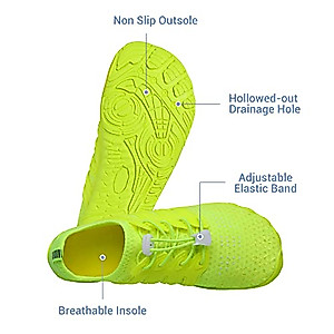 SPUKEP Water Shoes for Mens Water Shoes for Womens Water Shoes Quick Dry Swim Shoes Men Non-Slip Barefoot Shoes Men Yoga Shoes Beach Shoes Mens Hiking Diving Shoes Spring Green