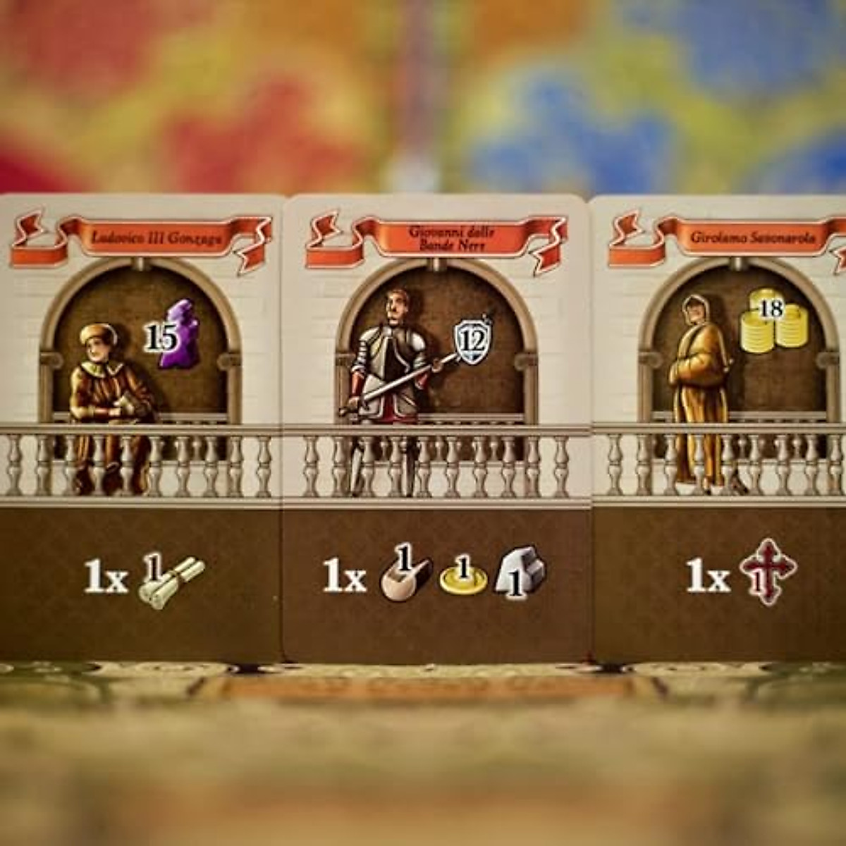 Lorenzo Il Magnifico Board Game 2nd Edition - Strategy Game for Teens and Adults, Fun for Family Game Night, Ages 12+, 2-5 Players, 90 Minute Playtime, Made by Cranio Creations