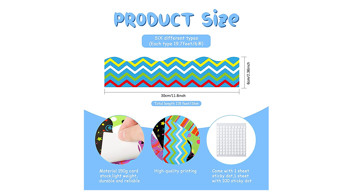 Colorful Classroom Borders for Creative Bulletin Boards