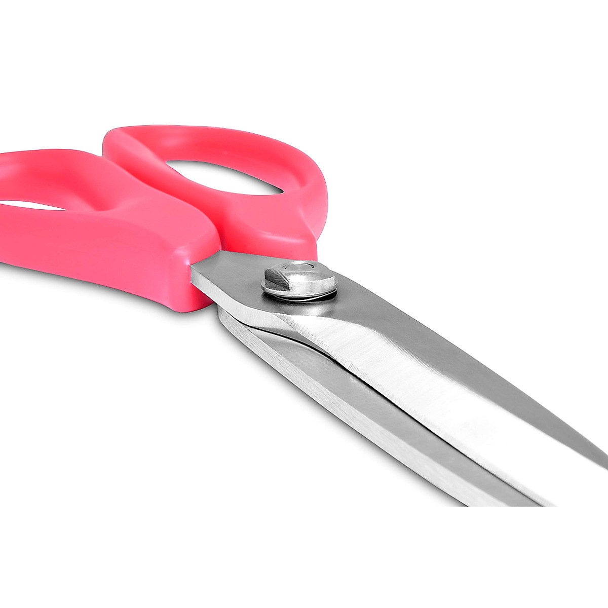 Seki Japan V.ROAD Heavy Duty Kitchen Scissors, Multifunctional Utility Shears, Stainless Steel Blade Red PP Soft Handle for Meat, Vegetable