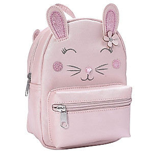 PinkSheep Toddler Backpack Toddler Bag Cute Pink Rabbit Bag for 3-13 Years Little Grils Kids