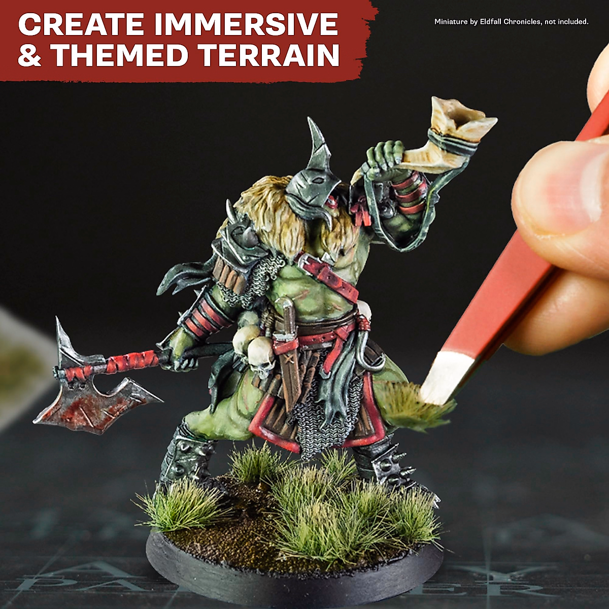 The Army Painter Battlefields Basing Set - Terrain Model Kit for Miniature Terrain Bases - Diorama Supplies with Landscape Rocks, Scenic Sand, Model Grass, Tufts & Free Basing Glue