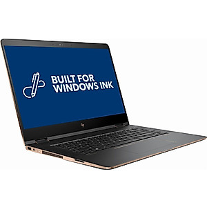 HP Older Spectre x360 2-in-1 15.6" 4K UHD Touch, Intel i7 8th Gen CPU 16GB RAM, 512GB SSD Dark Ash Silver - 3 Years McAfee Interet Security NO NUM-PAD, NO Fingerprint Reader
