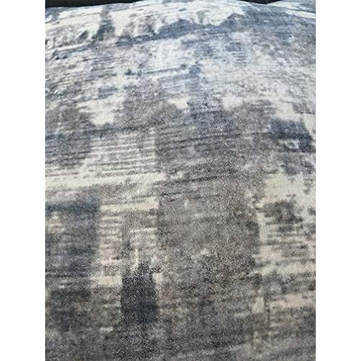 Noori Rug 1 Throw Pillow, 20x20x4, Silver