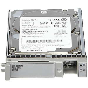 Cisco A03-D300GA2 300GB 10K SAS 6GBPS SFF HDD - 9WE066-175, ST300MM0006, 08-0113-01 (Renewed)