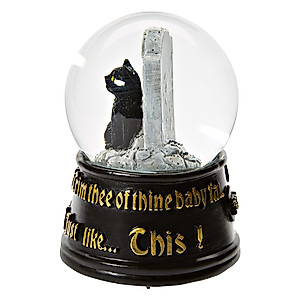 Spirit Halloween Hocus Pocus Binx Water Globe | Officially Licensed | Halloween Decor | Home Décor | Indoor Décor | Disney