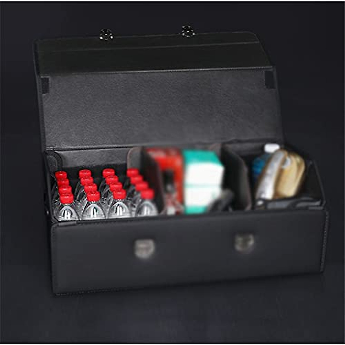 Heavy Car Trunk Storage Box Pp Board Waterproof Foldable Car Storage Bag Leather Finishing Box Organizer Trunk Stowing Tidying (White Space Element (1) 3)