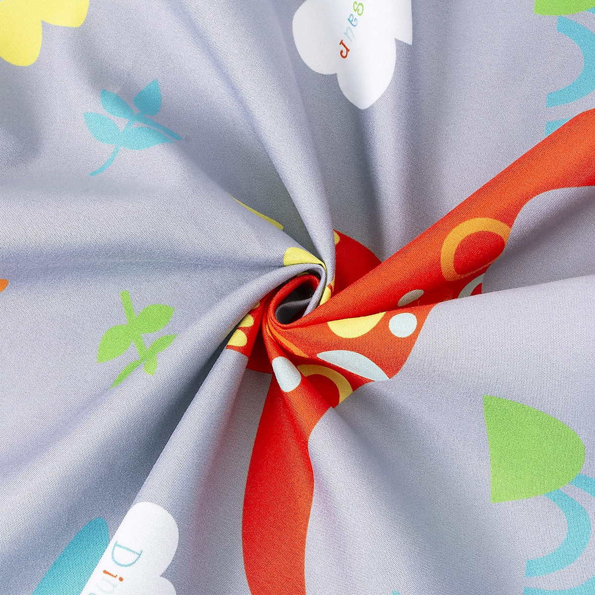 JISEN Toddler Bedding Set 2 Piece Toddler Fitted Sheet and Pillowcase Set Kids Bedding Set Soft Breathable Microfiber Toddler Sheet Set for Boys Girls Grey Dinosaurs