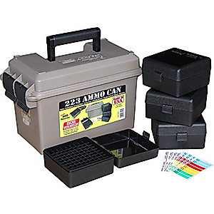 MTM ACC223 Ammo Can Combo (Holds 400 Rounds), Dark Earth