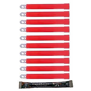 Cyalume ChemLight Light Stick, Military Grade, 30 Minutes Duration, 6 Inches, 10 Pack