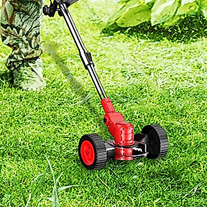 huibei String Trimmer Wheels | Electric Grass Trimmer Attachments | Rust-Resistant Grass Cutter Accessories for House, Garden Tools for Edger Support, Garden Auxiliary