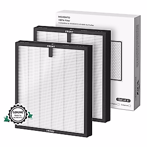MORENTO 4 Pack HY4866 Genuine Air Purifier Replacement Filter for HY4866 Air Purifier, Original Version