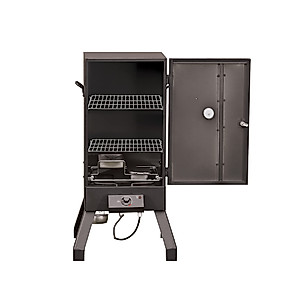 Masterbuilt MB20077618 Analog Electric Smoker, 30 inch, Black & Traeger Grills Hickory 100% All-Natural Wood Pellets for Smokers and Pellet Grills, BBQ, Bake, Roast, and Grill, 20 lb. Bag
