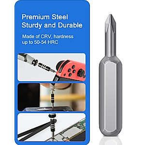 Small Screwdriver Set with 120 Bits, Kingsdun 130 in 1 Precision Magnetic Screwdriver Bit Set with Tweezer, Flat, Phillips, Pentalobe, Torx Star Screwdriver for Computer, Xbox, Phone, PC Laptop